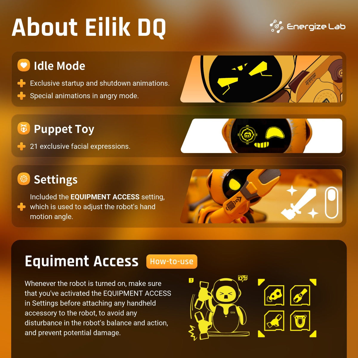 Eilik - Desert Quester (DQ) - Your Interactive Robot Companion
